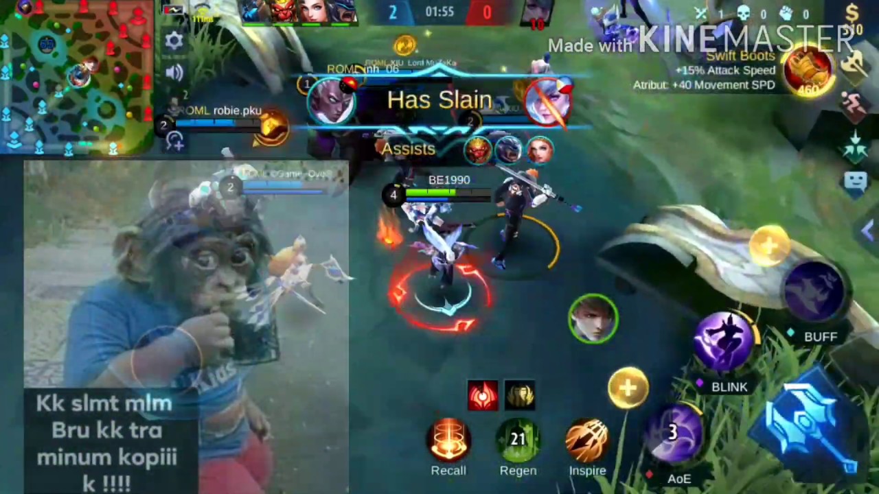 Main mobilegends ketemu squad colmek banyak omong - YouTube