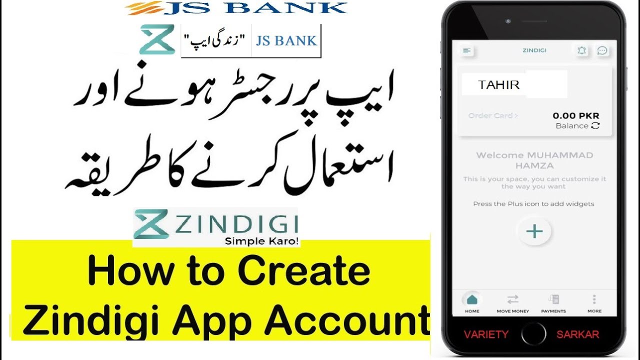 How to Create Account in Zindigi App | Zindigi App Account Kaise Banaye ...