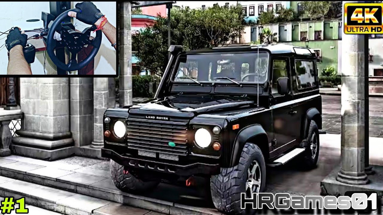 Land Rover Defender 90 | Off-road | Forza Horizon 5 | PXN V99 steering ...