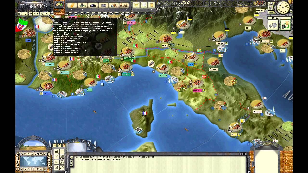 Pride of Nations: grand campaign gameplay part 3 - YouTube