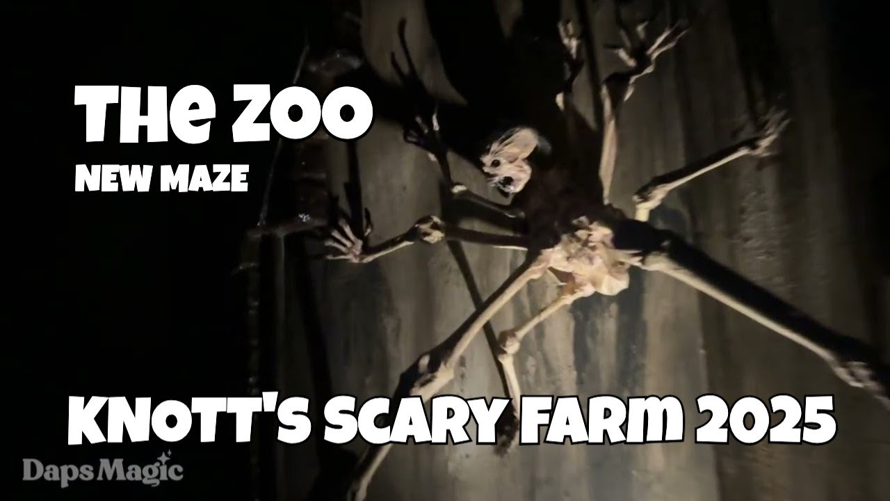 The Zoo (NEW MAZE) | Opening Night | Knott's Scary Farm 2025 4K - YouTube