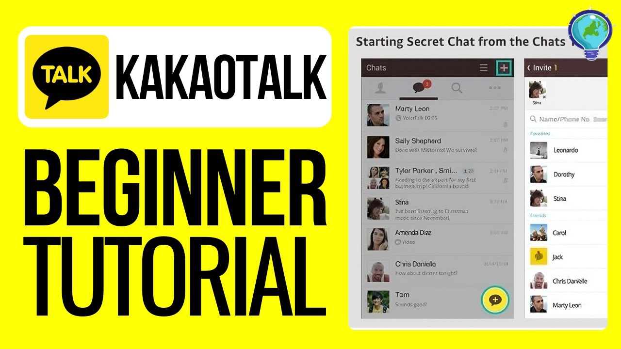 Kakaotalk Tutorial (2024) - How to Use Kakaotalk as Beginner - YouTube