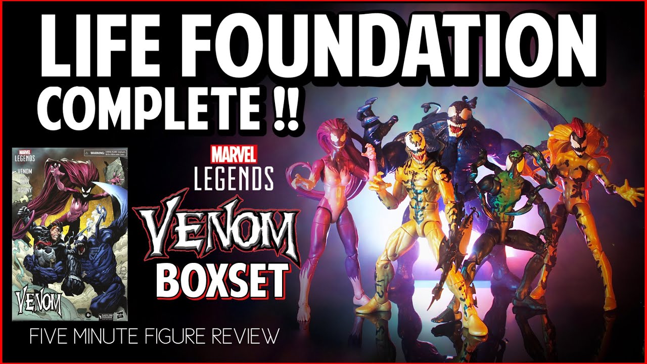 Venom 3 Pack Action Figure Review | Life Foundation Complete! | Amazon ...