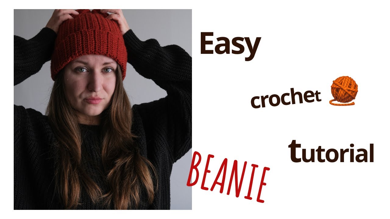 Easy Crochet Beanie Tutorial for Beginners | Step-by-Step Guide - YouTube