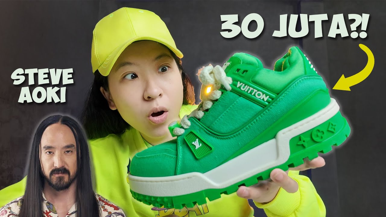 REVIEW SEPATU LV 30 JUTA PUNYA STEVE AOKI! #DebBongkar - YouTube
