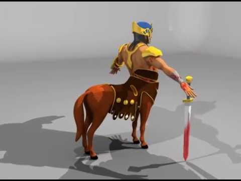 Centaur 3D Model - YouTube