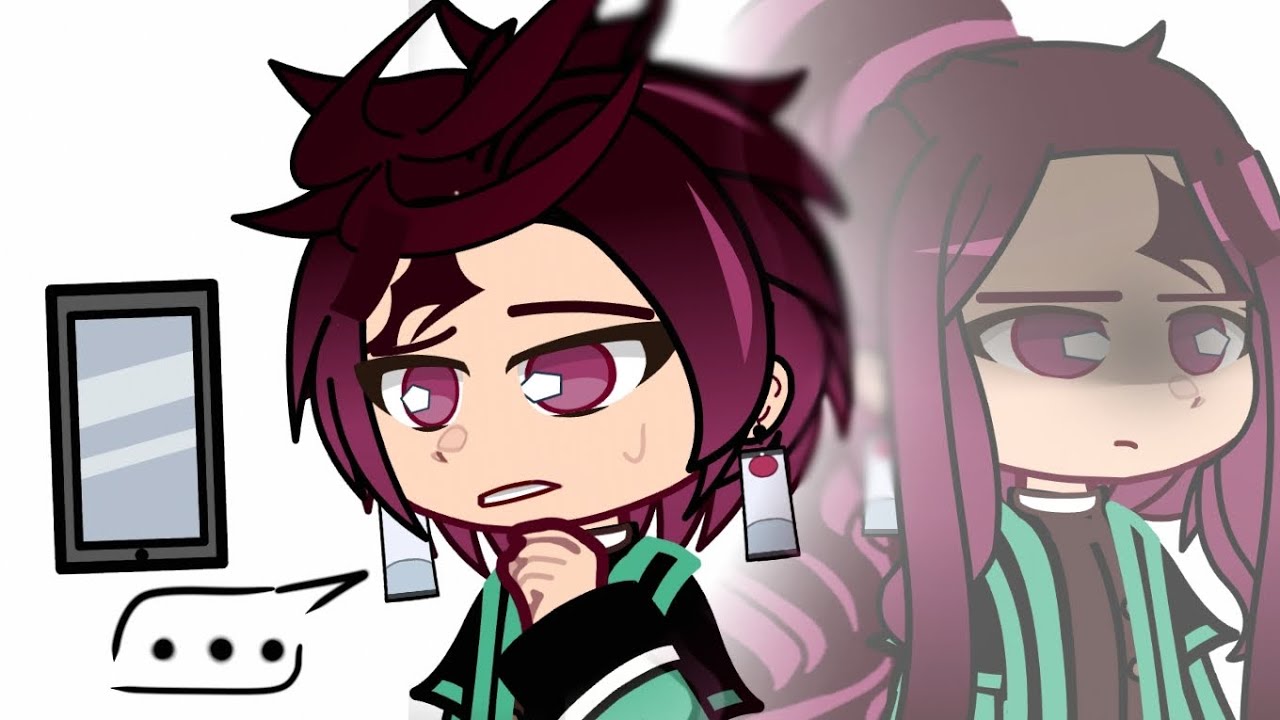 Tanjiro tries the Uppermoon's hairstyles || Gacha Club || KNY || - YouTube