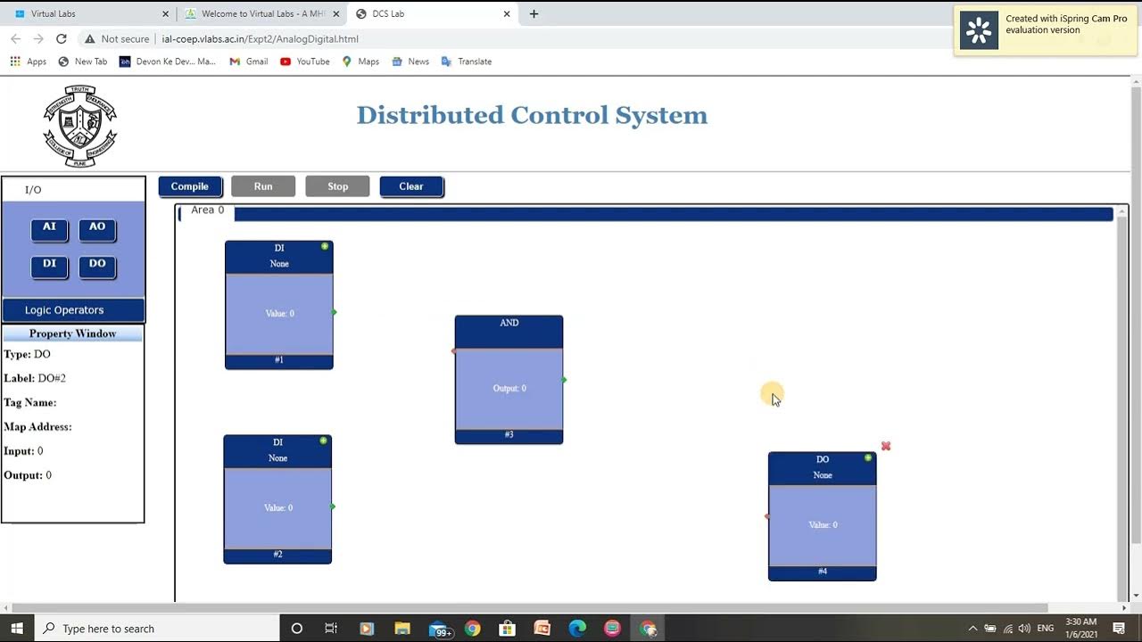 ANALOG AND DIGITAL BLOCKS - Virtual PLC lab experiment - YouTube