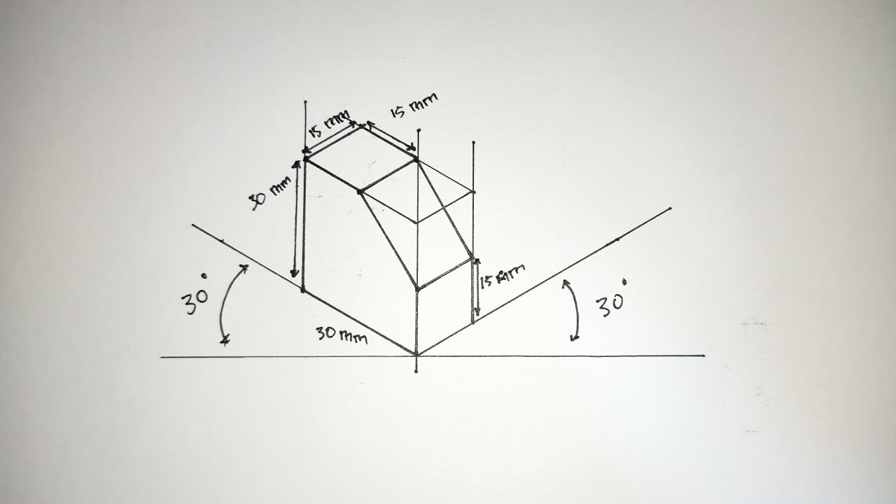 Belajar Gambar Teknik Otomotif•|| Pemahaman Tentang Proyeksi Isometri ...