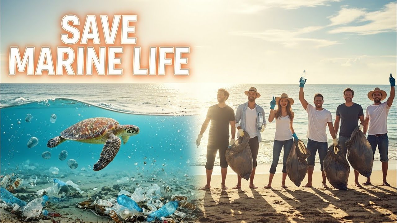 Volunteers Clean Ocean to Save Marine Life | Inspiring Environmental ...
