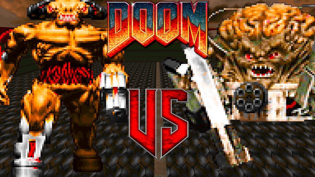 Cyberdemon vs Spider Mastermind - DOOM Classic : Versus Battle Monster ...