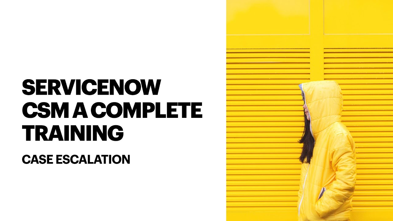 #14 Customer Service Management(CSM) - Case Escalation - YouTube