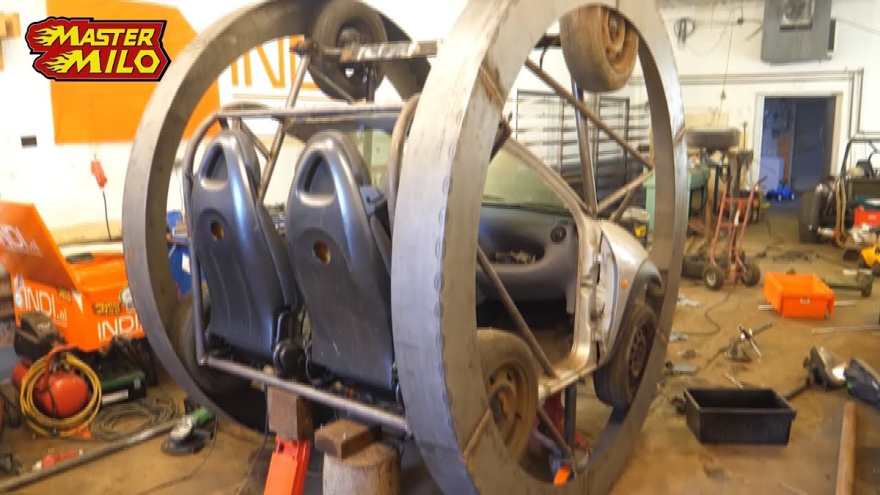 Two wheeled car build pt2 (Di-wheel) - YouTube