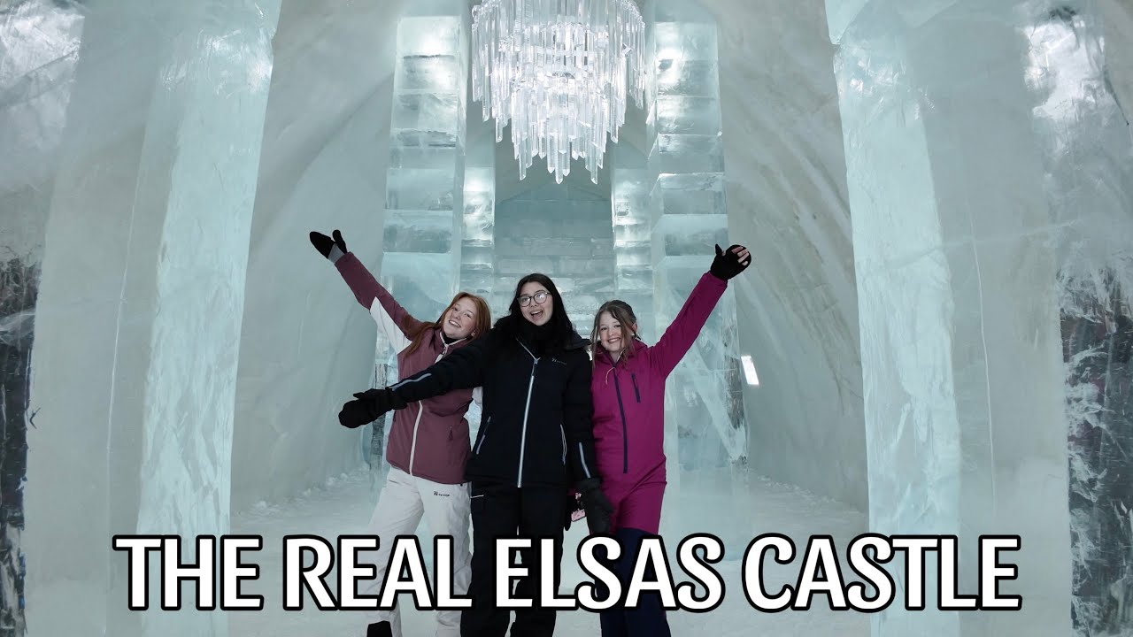 HOTEL MADE ENTIRELY FROM ICE: THE REAL ELSAS CASTLE! - YouTube