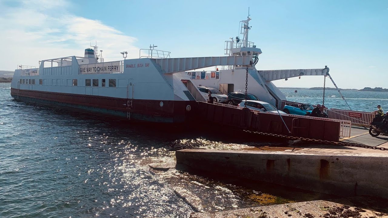 CHAIN FERRY,SANDBANKS TO SHELL BAY NEAR BOURNEMOUTH VISITED ON 29TH ...