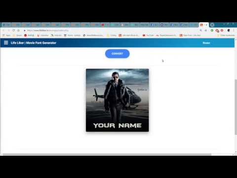 Saaho Font Generator | Movie Fonts - YouTube