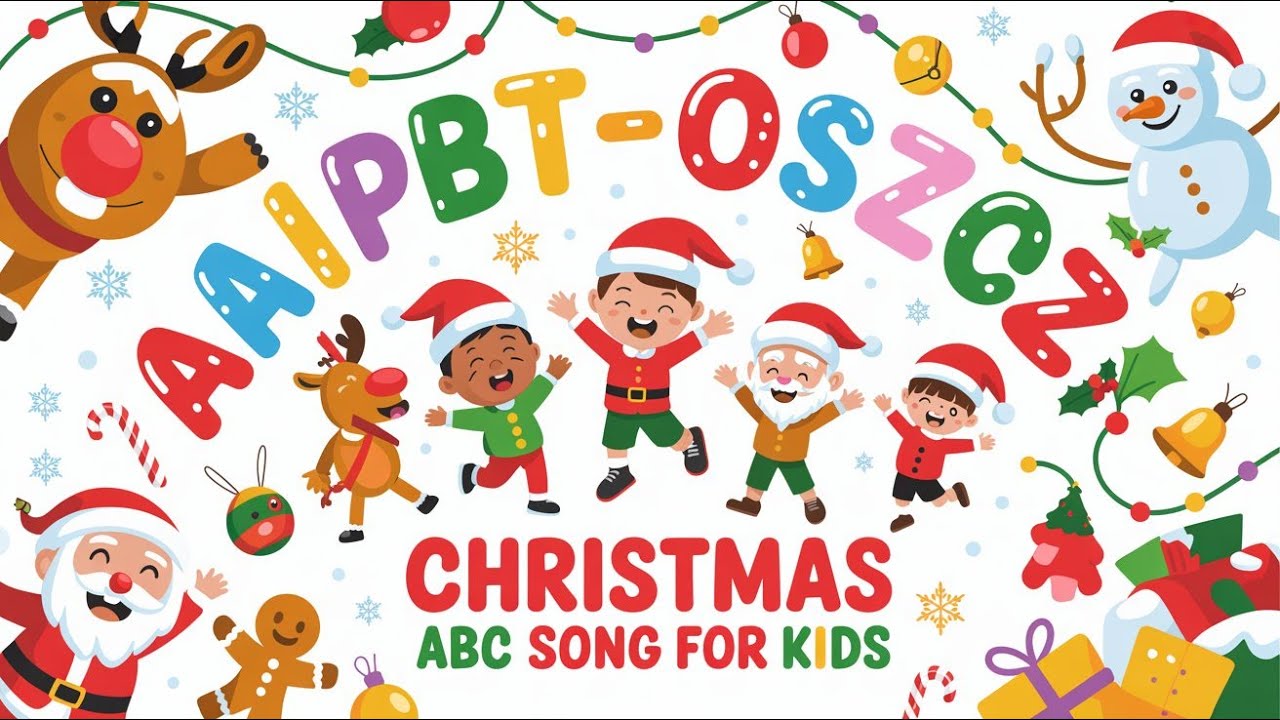 Christmas ABC Song for Kids 🎄 A to Z Christmas Nursery Rhyme | Sing ...