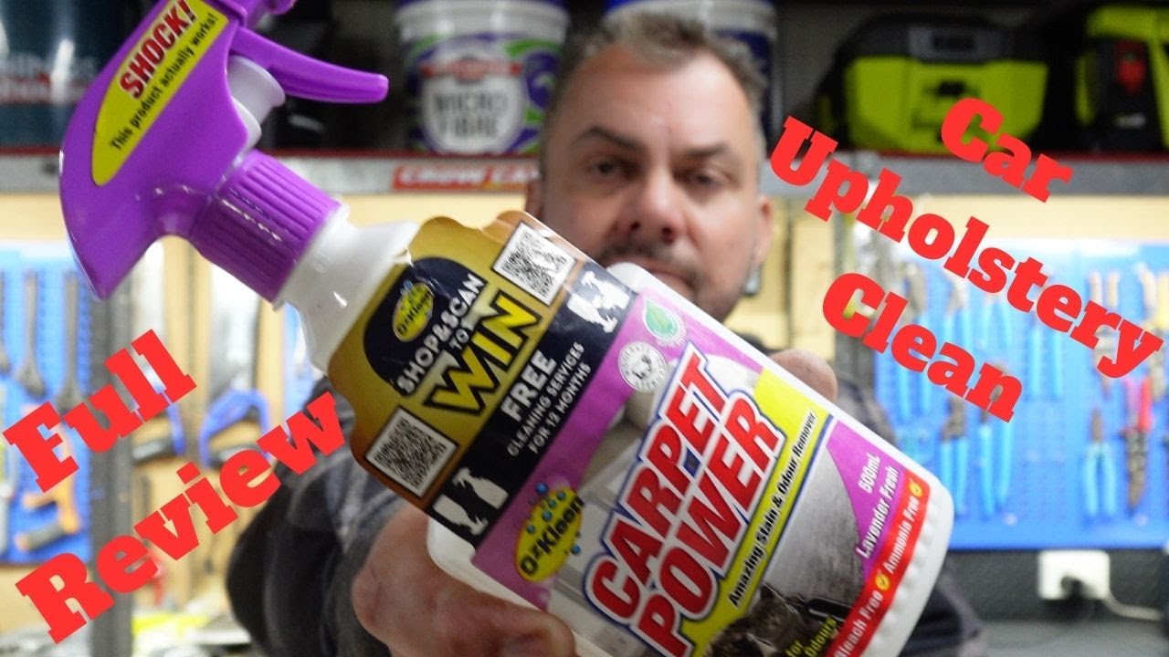 OzKleen Carpet Power Upholstery Cleaner - Car Upholstery Clean - Full ...