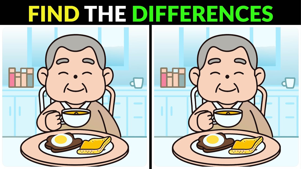 Can You Find All the Differences? Test Your Brain with Fun 'Spot the ...