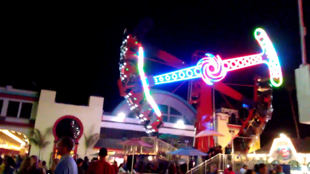 Typhoon ride at SCBB = Santa Cruz Beach Boardwalk - YouTube