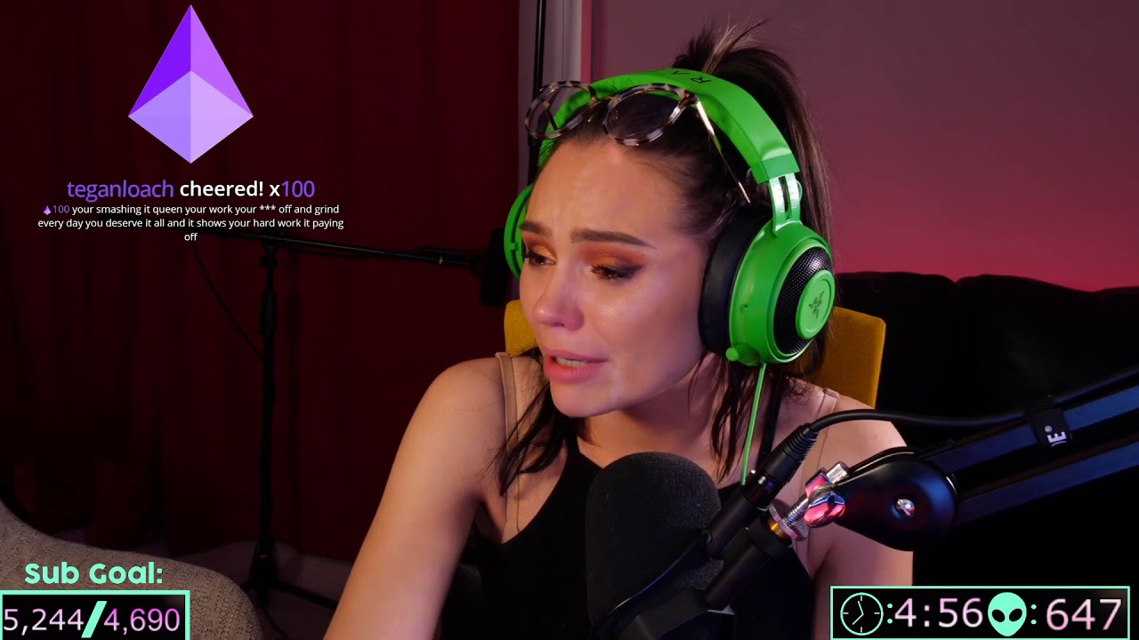 TALIA MAR DRUNK CRYING ON STREAM - YouTube