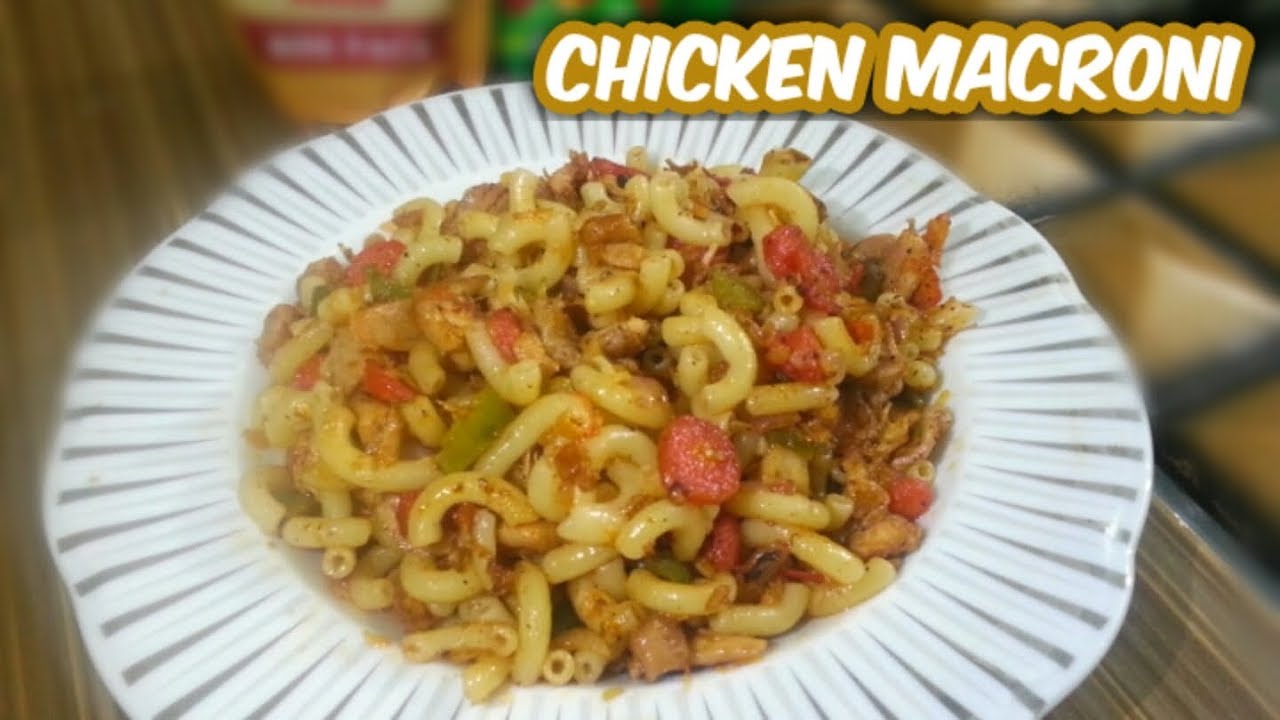 Masala Chicken Macroni recipe | quick and easy Chicken and Vegetable ...