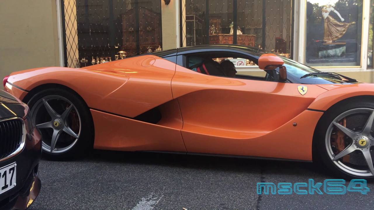 10.000.000$ LaFerrari (Orange) + 2xLaFerraris + F12,FF. Ferrari day ...