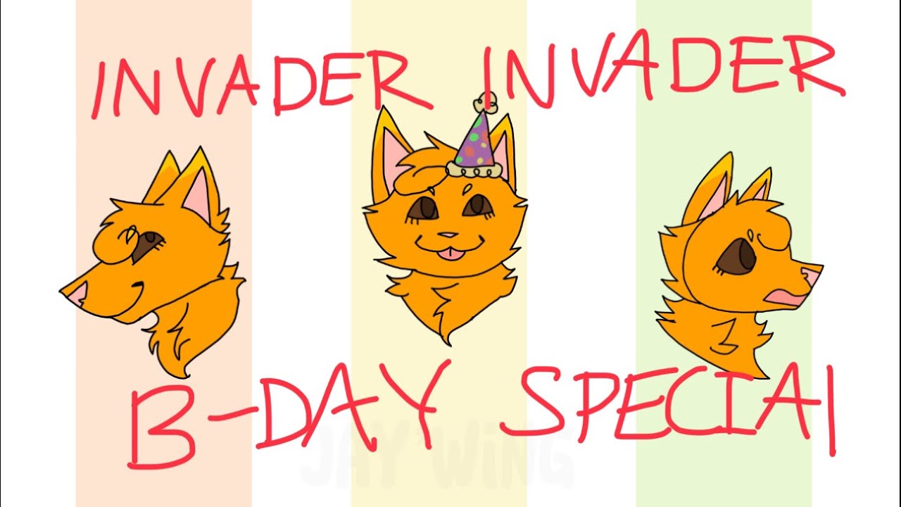 INVADER INVADER • ANIMATION MEME • birthday special! 🎉 - YouTube