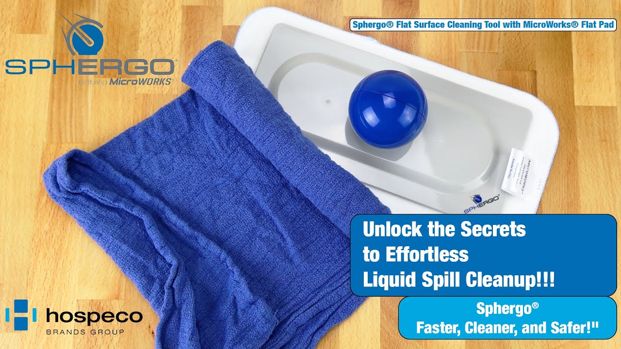 Unlock the Secrets to Effortless Liquid Spill Cleanup! Sphergo®: Faster ...