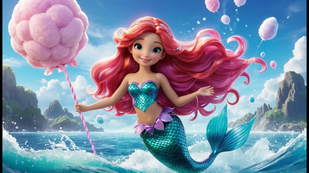 Mermaid Mia’s Cotton Candy Castle | Magical Mermaid Song for Kids ...