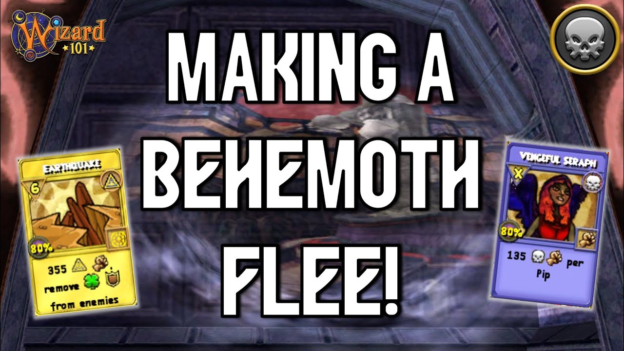 Wizard101: MAX DEATH PvP (140): Making A Behemoth FLEE! - YouTube