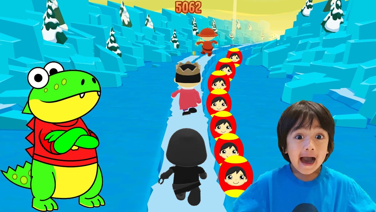 Tag with Ryan Halloween Game - Stealth Ninja Ryan 🆚 Royal Ryan 🆚 Dino ...