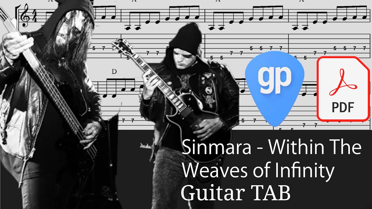 Sinmara - Within The Weaves of Infinity Guitar Tabs [TABS] - YouTube