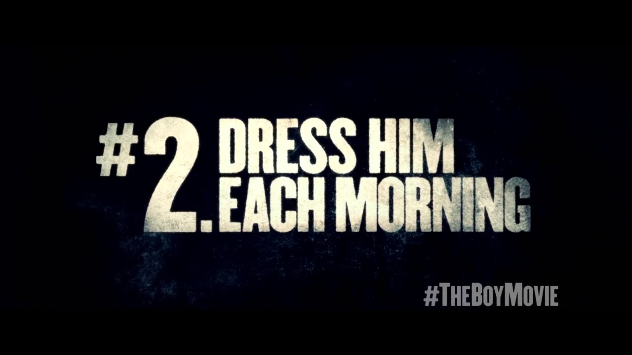 THE BOY Rule #2 - Dress Him Each Morning (In cinemas 21 Jan 2016) - YouTube