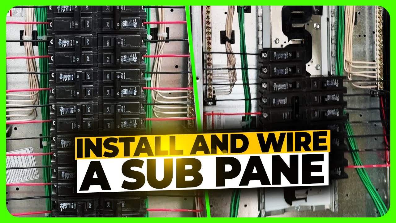 How to Install and Wire a Sub Panel - YouTube