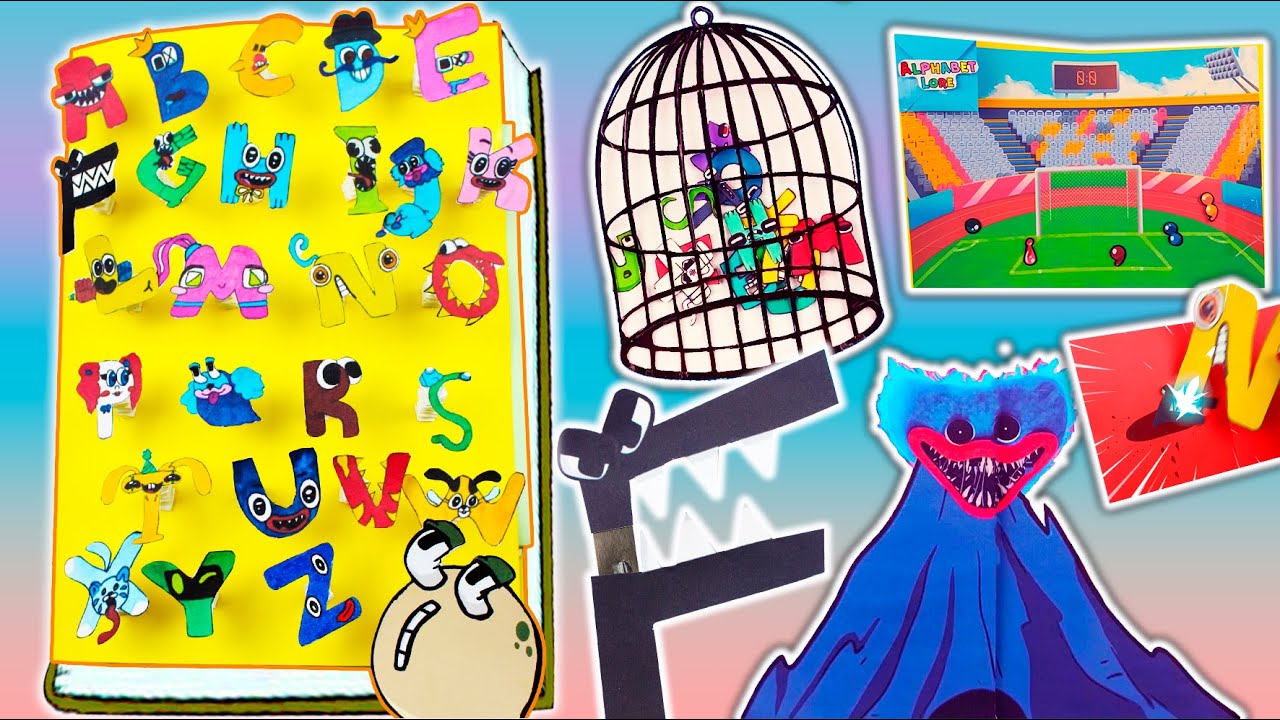ALPHABET LORE 2 Continuation Gaming book/ ALPHABET LORE Poppy Playtime ...