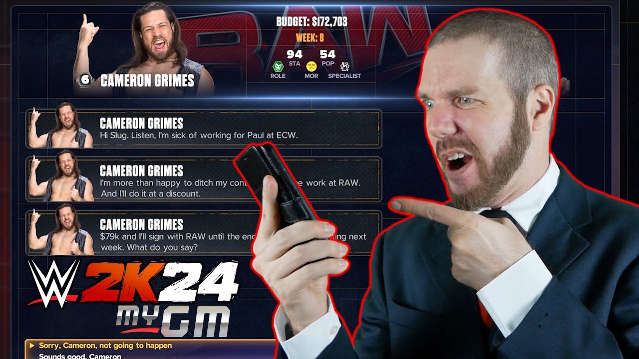 WWE 2K24 MyGM #7: Poaching Talent - YouTube