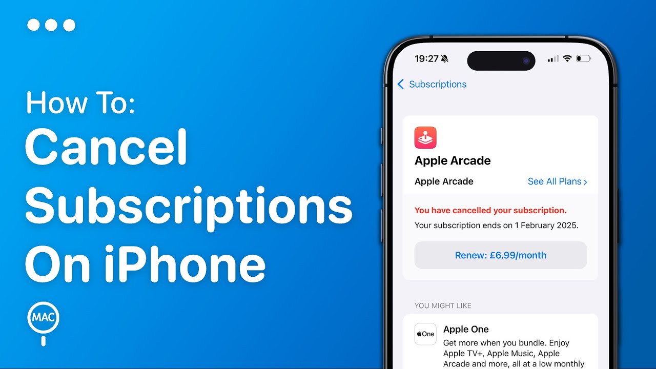 How To Cancel Subscriptions On iPhone - (Easy Guide) - YouTube