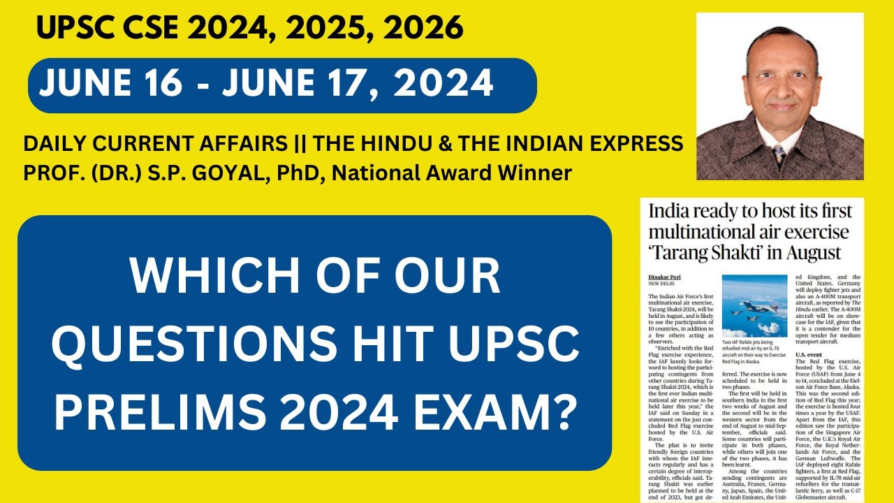 MUST WATCH - PRELIMS 2024 Analysis | 20+ questions directly appeared in ...