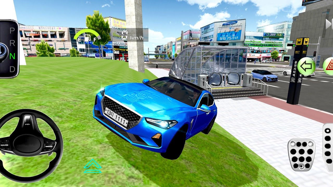 New Blue Mercedes G-83 For Parking 3d Driving Class android game play ...