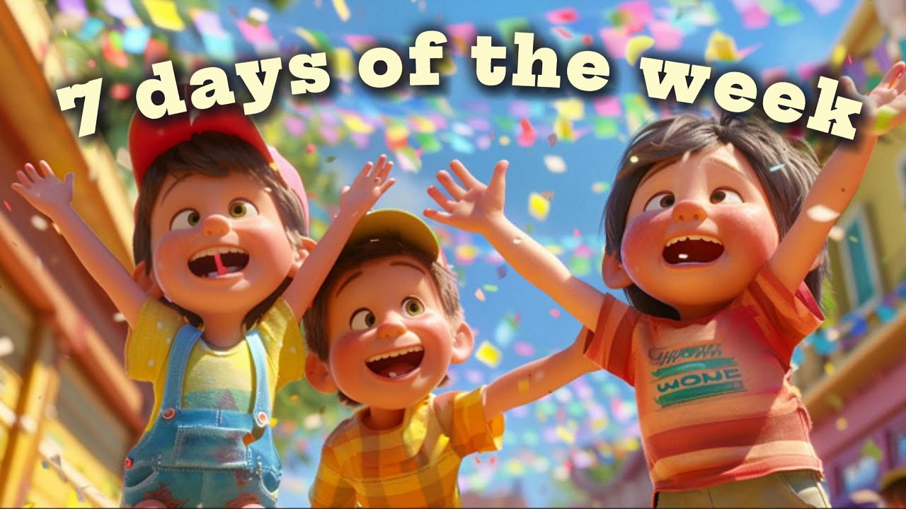 7 days of the week | Nursery Rhymes & Kids Songs - YouTube