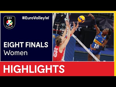 Italy vs. Belgium Highlights - #EuroVolleyW