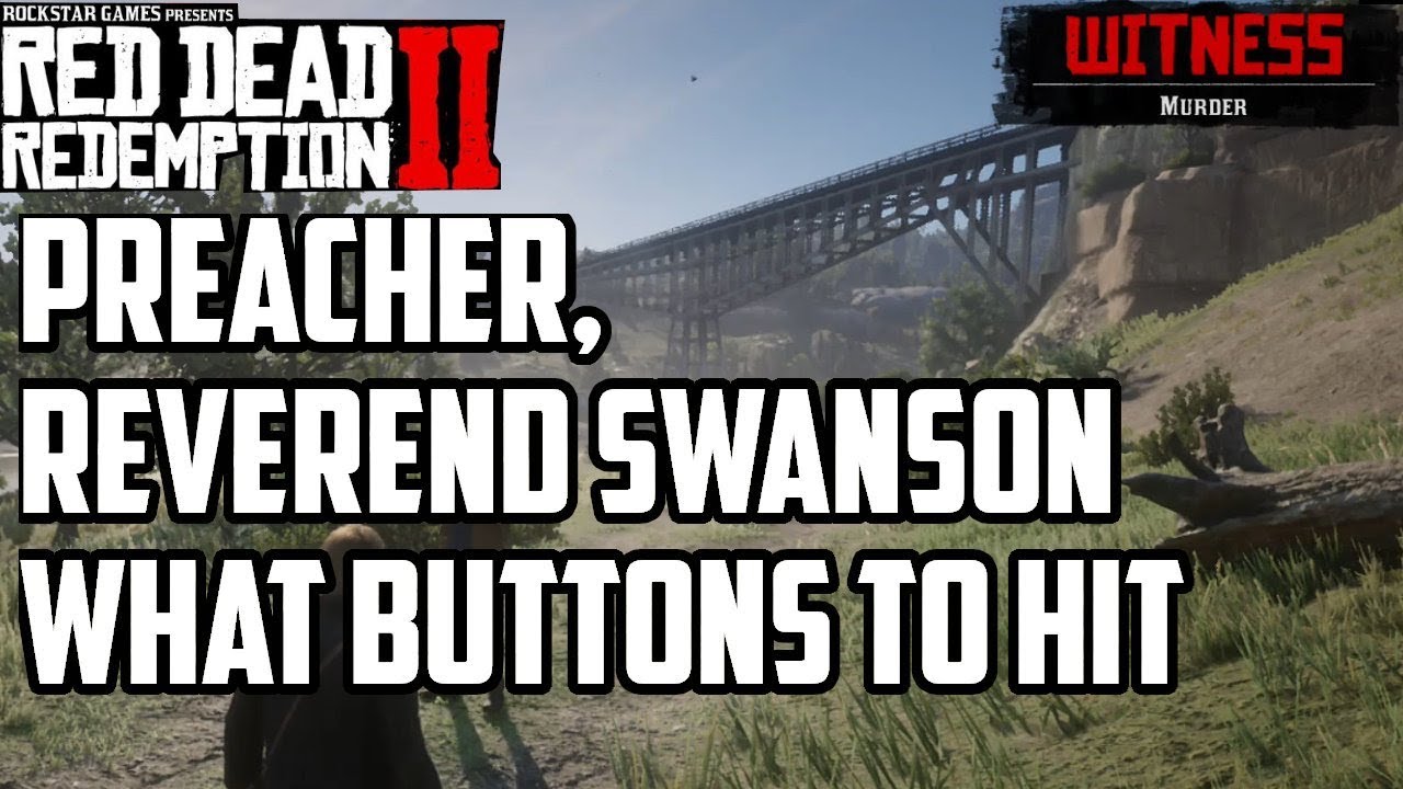 Gamer :RDR2 Red Dead Redemption 2 Saving Drunk Preacher, Reverend ...