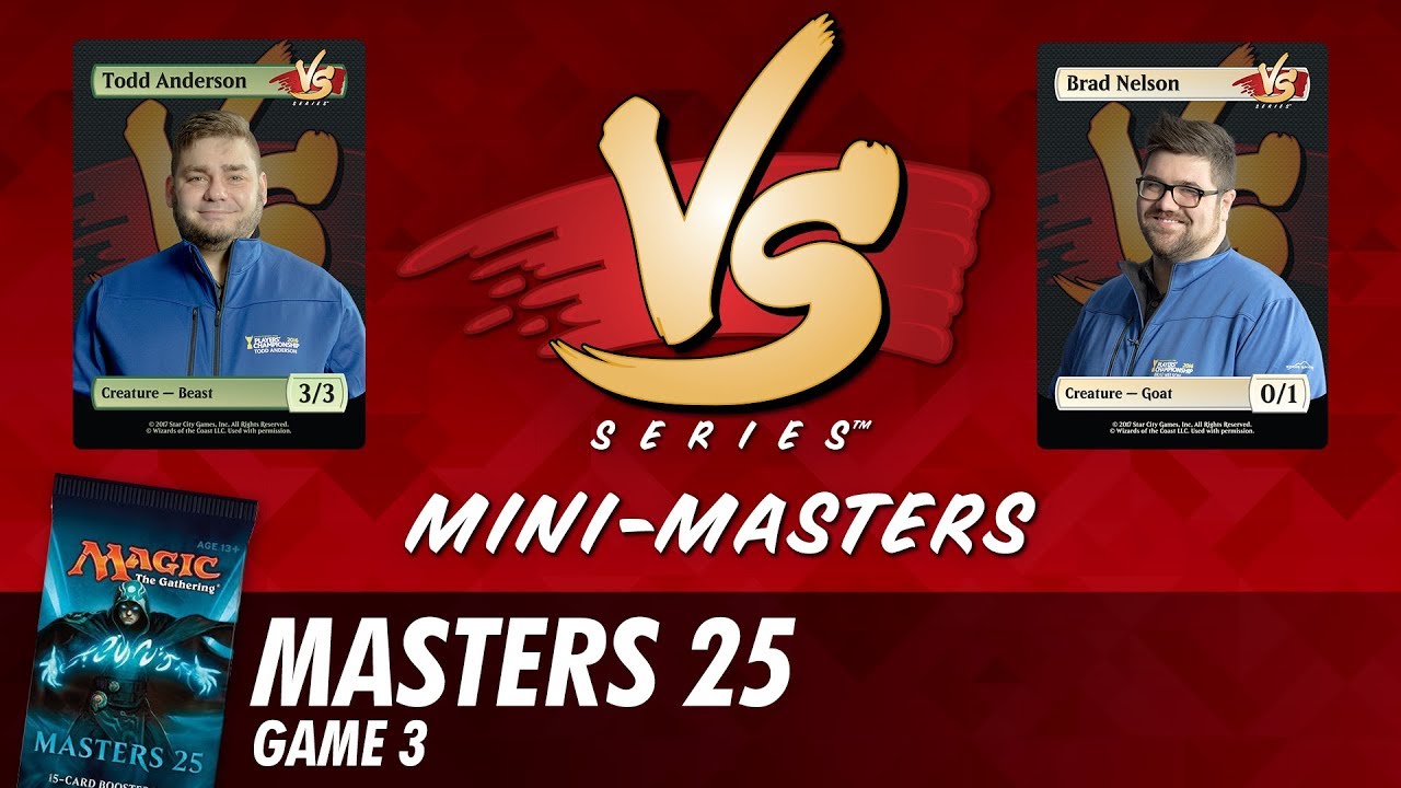Mini-Masters: Masters 25 with Todd Anderson and Brad Nelson - Game 3 ...