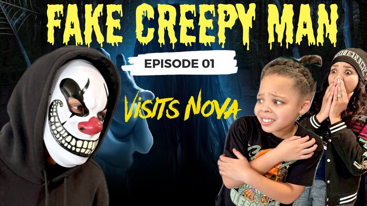 Fake Creepy Man visits Nova - YouTube