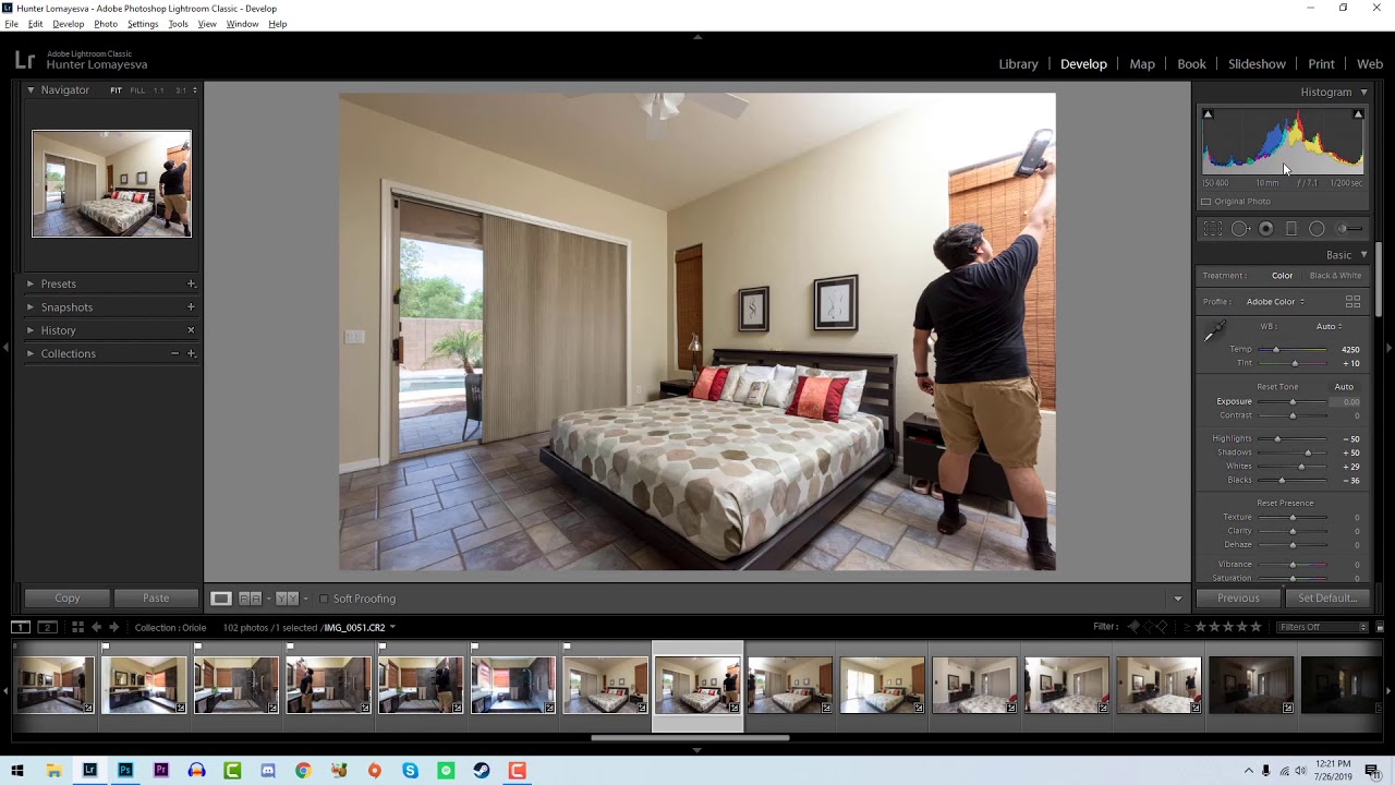 Hunter Almost Edits an Entire Shoot (WOWZERS WHOA) - YouTube