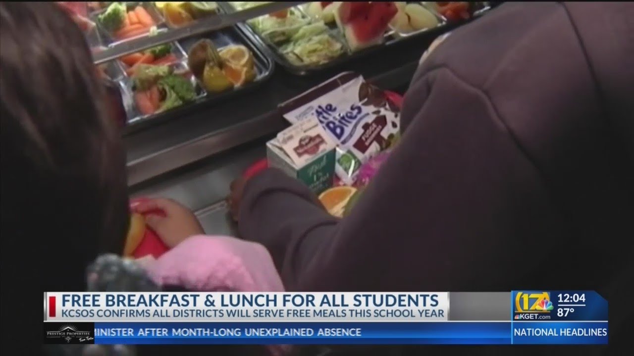 California's "Universal Meal Program" to give free breakfast and lunch ...