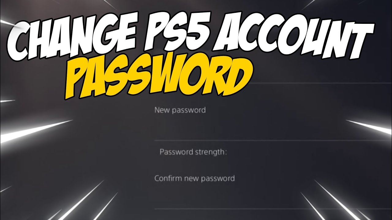 How To Change PS5 Account Password | Change PSN Account Password on PS5 ...