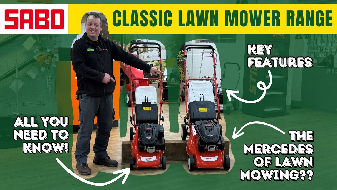 WATCH THIS if you're looking for a new Lawn Mower the Sabo Classic ...