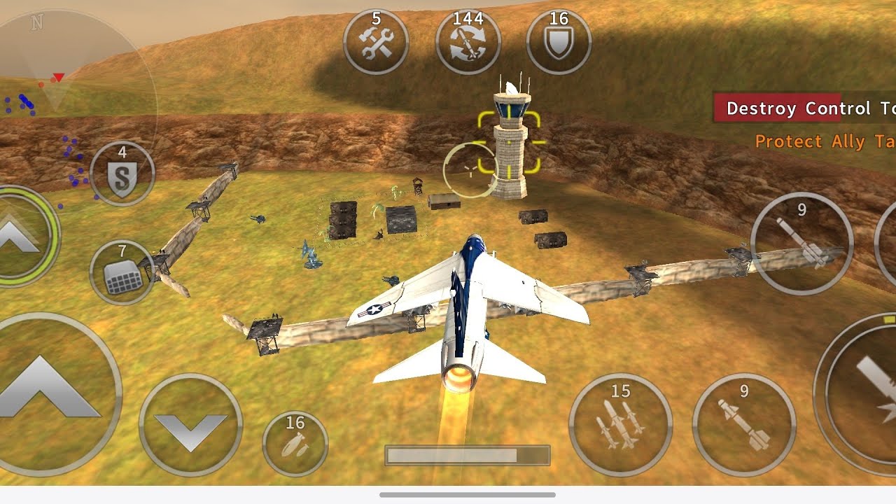 gunship battle E14 mission destroy control tower by Crusader #modernwarships - YouTube